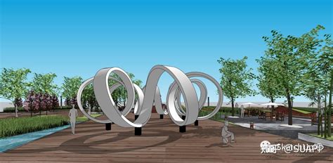 如何用SketchUp制作螺旋形景观 建筑 知乎