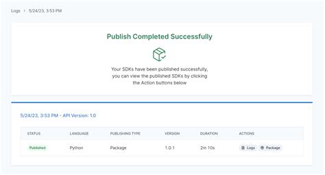 SDK Publishing Tutorial APIMatic Documentation