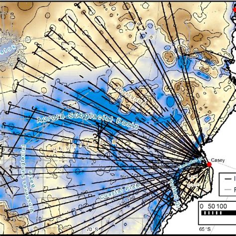 Bed Topography Z Color Scale Of The Asb Sector Of East Antarctica