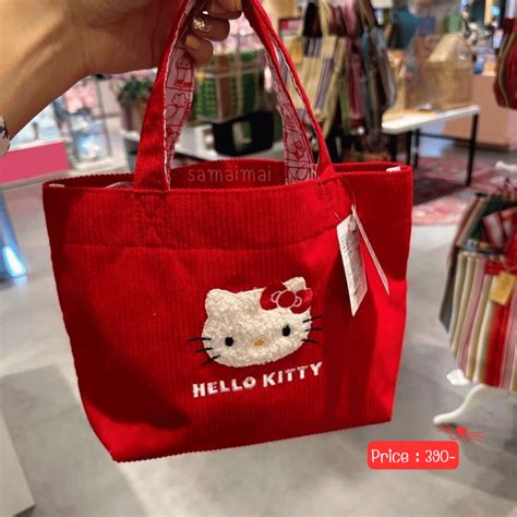 กระเป๋าถือ Hello Kitty ป140 สไตล์เกาหลี แฟชั่นฮิต ทรงฮิต Shopee Thailand