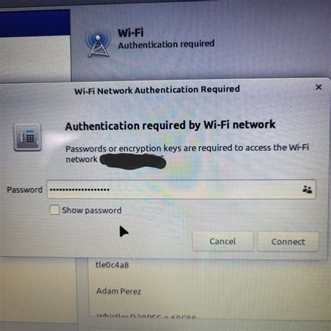 Trying To Connect To Wifi But Need Authentication Rlinuxmint