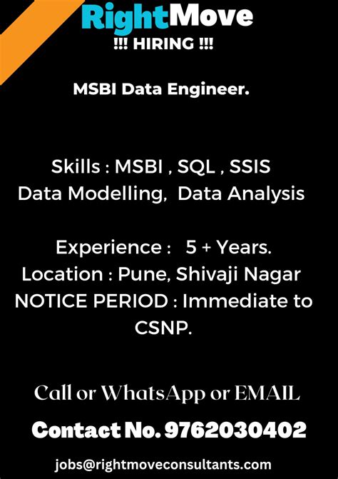 Aryan C On Linkedin Msbi Msbideveloper Ssis Sql Rightmove Hiringnow