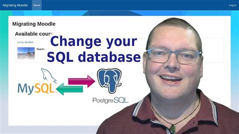 Transfer Your Moodle Database From Postgres To Mariadb Youtube