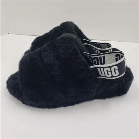 Ugg Fluffy Sheepskin Slide Gem