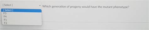 Solved You Are Interested In Isolating Maternal Effect Genes