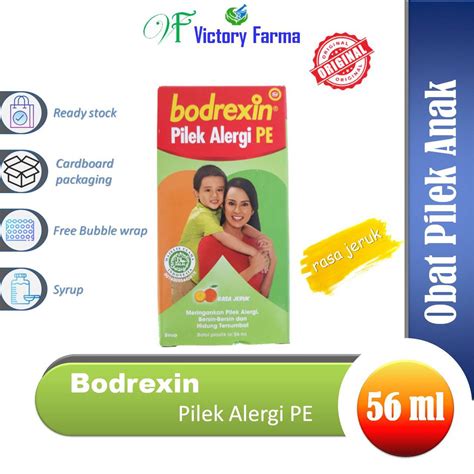 Jual Bodrexin Pilek Alergi Pe Sirup 56ml Shopee Indonesia