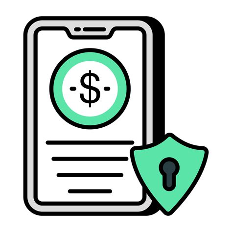 Editable Design Icon Of Secure Mobile Banking 23546899 Vector Art At Vecteezy