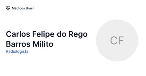 carlos felipe do rego barros milito radiologista médicos brasil