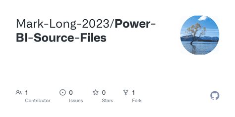 Github Mark Long 2023power Bi Source Files