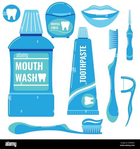Fluoride Toothpaste Stock Vector Images Alamy