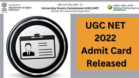 Ugc Net 2022 Admit Card Released At Ugcnet Nta Nic In Check Ugc Net