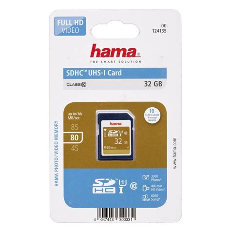 Karta pamięci HAMA SDHC, 32 GB, Class 10 - Hama | Sklep EMPIK.COM