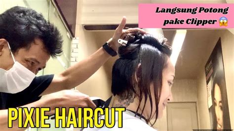 Pixie Haircut Clipper Undercut Potong Rambut Pixie Hair