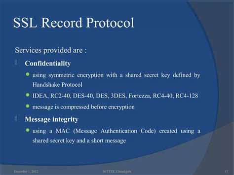 secure socket layer ppt
