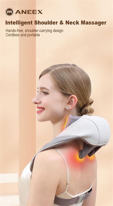 Rechargeable Cordlessandportable Mini Neck Massage Smart Timing Control