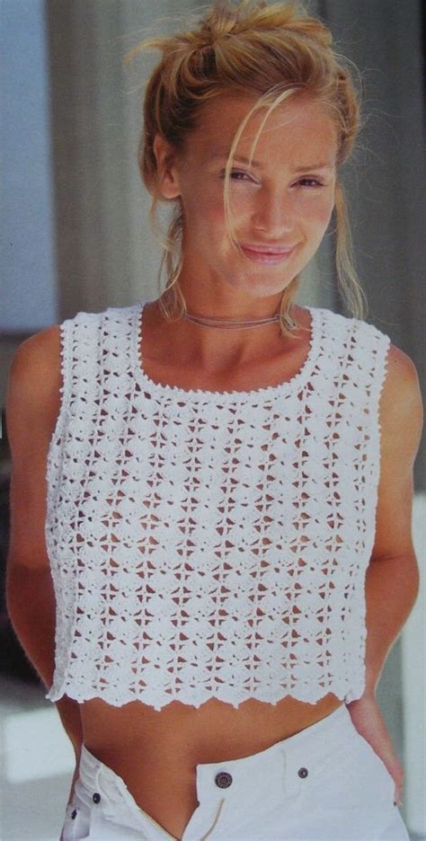 Top Crochet Pattern Top Pattern Women Top Summer Top Lace Crochet
