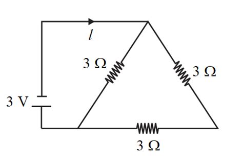 A Text V Battery With Negligible Internal Resistance Is Connected In A Circuit As Shown In The