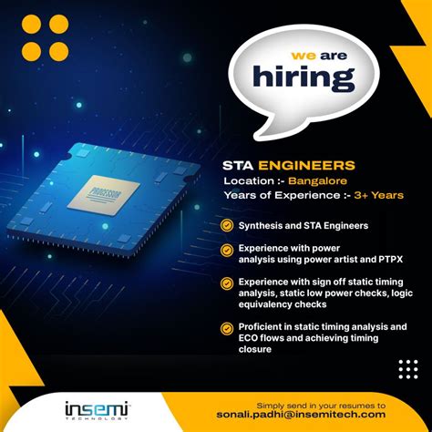 Cts Sta Hiringnow Synthesis Immediatejoiners Bangalorehiring