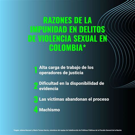 Mutante Razones De La Impunidad Delitos De Violencia Sexual En Colombia