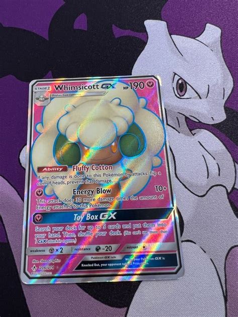 Whimsicott GX UNB Pokemon Unbroken Bonds Gebraucht in Bülach für CHF mit