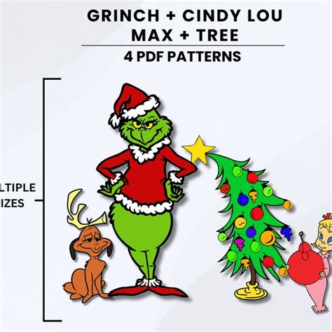 Grinch Yard Art Pattern Etsy