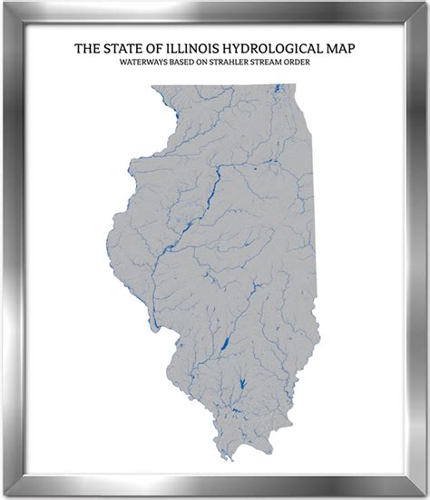 Illinois River Map States Downloadable Information Illinois River