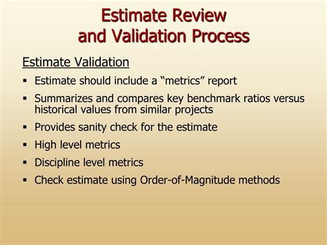 Ppt Best Practices For An Owner Estimating Organization Powerpoint