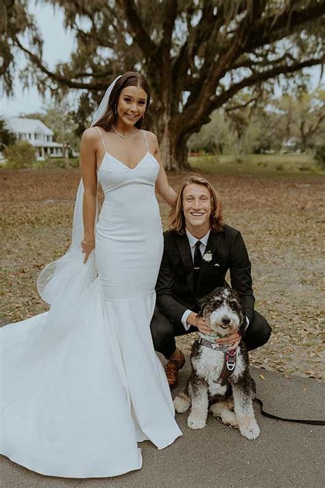 Marissa Mowry And Trevor Lawrence Wedding Weddings By Color Wedding