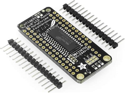 Adafruit 8x16 Led Matrix Featherwing Ohne Matrizen Amazonde Gewerbe