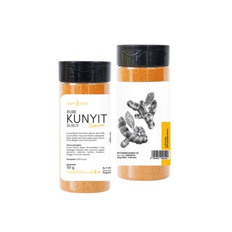 Kunyit Bubuk 50 Gr Daribumi