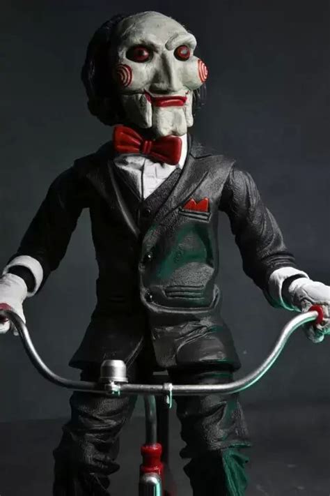 Saw Billy Puppet 12 Inch Action Figure On Tricycle With Sound Saw