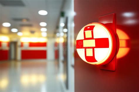 Wall Mounted Fire Alarm Detector With Strobe Light For Visual Alert Copy Space Available Stock