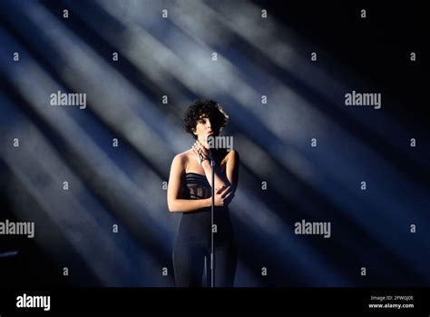 Rotterdam Netherlands 19th May 2021 Singer Barbara Pravi France