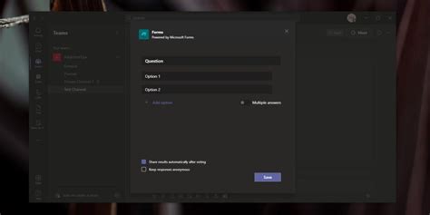 How To Use The Microsoft Teams Survey Tools