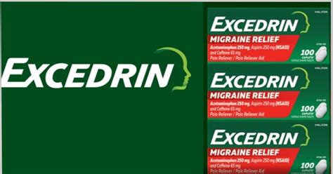 Relief For Excedrin Migraine Green For Package