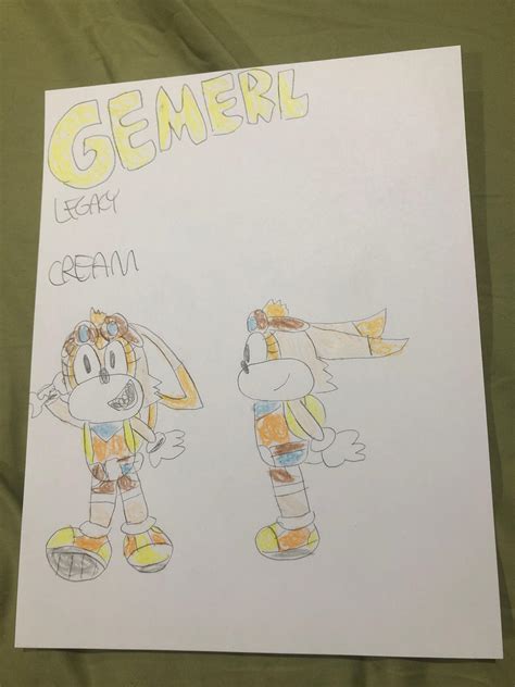 Gemerl Legacy Cream The Rabbit By Sonicinkfan7000 On Deviantart