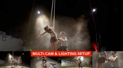 Cinematic Lighting And Multiple Camera Angles To Capture A Performance