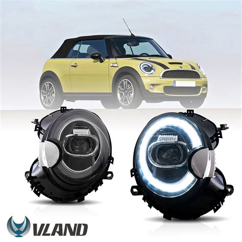 Mini Cooper Hid Headlights Pro Design Black Headlights For 2011 Mini
