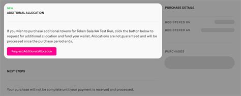 Introducing Additional Allocation Requests For Community Sales