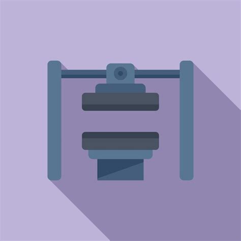Premium Vector Machine Equipment Icon Flat Vector Press Factory