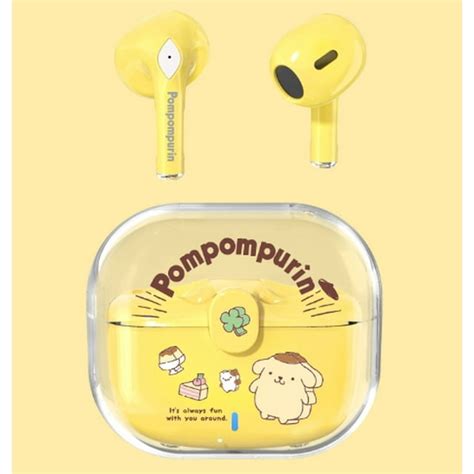 Sanrio Kuromi Bluetooth Earphones Kawaii Space Capsule Cinnamoroll