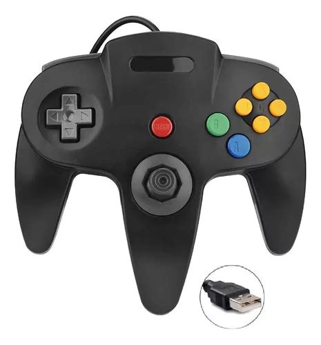 Controle Compatível Pc Computador Estilo Nintendo 64 N64 Usb Frete Grátis