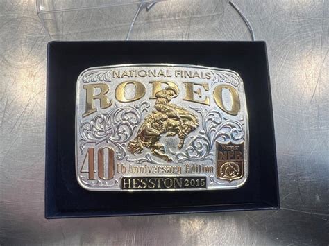 2015 Nfr Hesston Collector Belt Buckles Gem