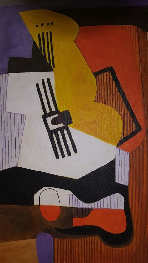 Pablo Picasso Still Life With Guitar 1922 By Ray Etsy