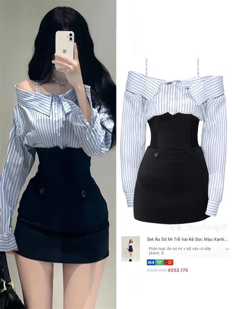 Ghim Của Ttrang Nguyễn Trên Shoppe Trang Phục Nữ Thời Trang Thời