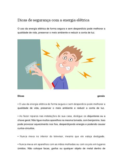 Dicas De Segurança Com A Energia Elétrica Fusível Elétrico