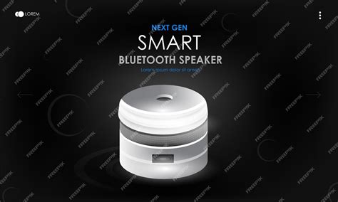 Premium Vector Intelligent Smart Speaker Voice Recognition Activated