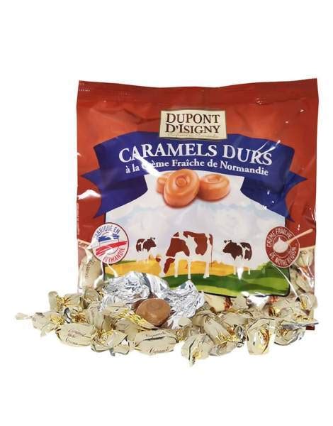 Lot de 3 sachets de caramels durs au beurre salé Dupont d Isigny 250g