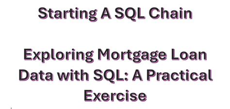 Danish Hasan On Linkedin Sql Dataanalysis Mortgageloans
