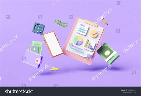 Charts Graph Analysis Business Financial Data Stock Illustration